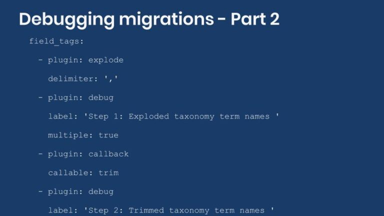 How to debug Drupal migrations? - Part 2 - Understand Drupal How to debug Drupal migrations? - Part 2 - Understand Drupal