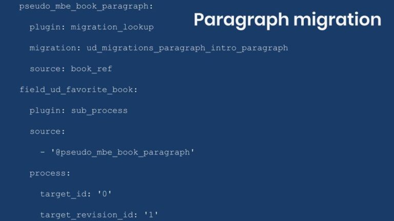 Introduction to paragraphs migrations in Drupal - Understand Drupal Introduction to paragraphs migrations in Drupal - Understand Drupal